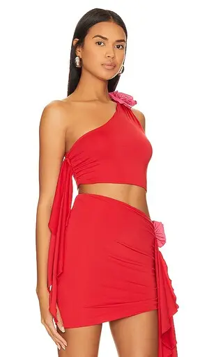 LOVERS AND FRIENDS Cordelia Top - Red & Pink