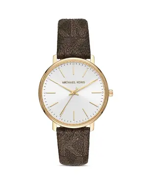 Michael Kors Pyper 38mm Watch - White/brown