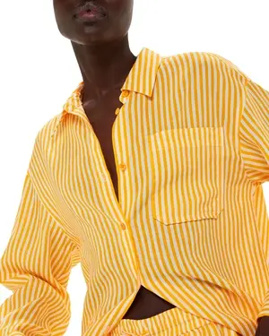 Whistles Sunshine Stripe Shirt