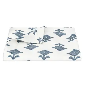 MATOUK Rubia Tablecloth, 90 X 70 - Navy