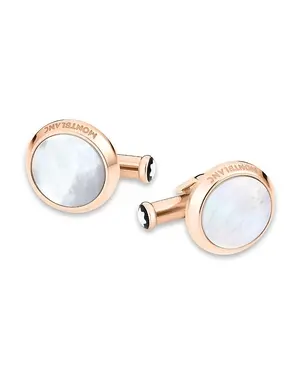 Montblanc Mother-of-pearl Cufflinks - Silver
