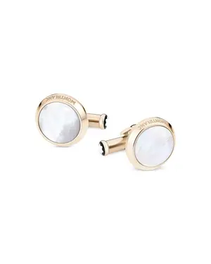 Montblanc Mother-of-pearl Cufflinks - Silver
