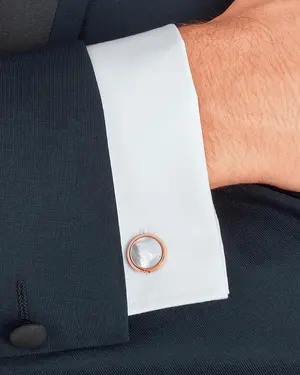 Montblanc Mother-of-pearl Cufflinks - Silver