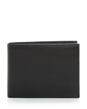 Bloomingdale'S Rfid-protected Pebble Leather Bi-fold Wallet With Removable Card Case Exclusive - Black
