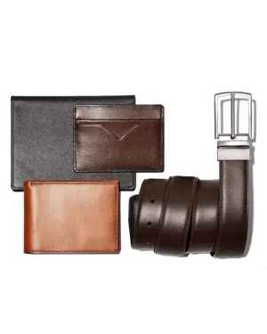 Bloomingdale'S Rfid-protected Pebble Leather Bi-fold Wallet With Removable Card Case Exclusive - Black