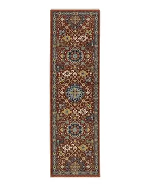 ORIENTAL WEAVERS Aberdeen 006r1 Runner Area Rug, 2'3 X 7'6 - Red