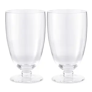 SPODE Kit Kemp Flow Tumblers, Set Of 2 - Clear