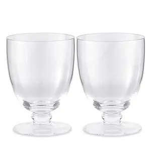 SPODE Kit Kemp Flow Double Old Fashioned Glasses, Set Of 2 - Clear