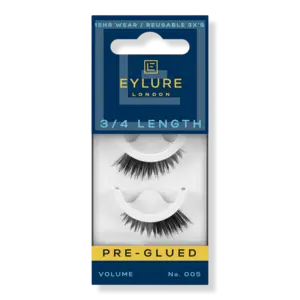 EYLURE Pre-glued 3/4length No. 005 Eyelashes - One-color