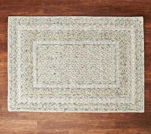 HOME REFLECTIONS As Is 5' X 7' Tonalgeometric Woven Area Rug - One-color