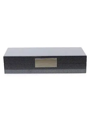 ADDISON ROSS Lacquered Carbon Fibre Box - One-color
