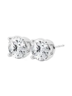 Saks Fifth Avenue Collection 14k Gold & Diamond 4-prong Stud Earrings/0-8.00 Tcw