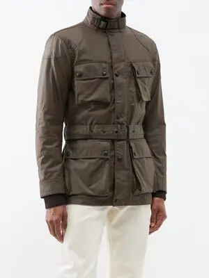 Belstaff Belstaff - Trialmaster Waxed-cotton Jacket - Mens - Khaki - Khaki