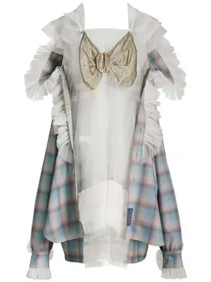MAISON MARGIELA X Pendleton Wool Tulle Shirt