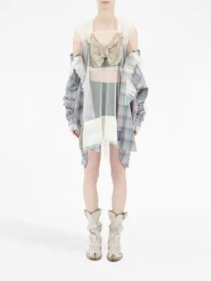 MAISON MARGIELA X Pendleton Wool Tulle Shirt