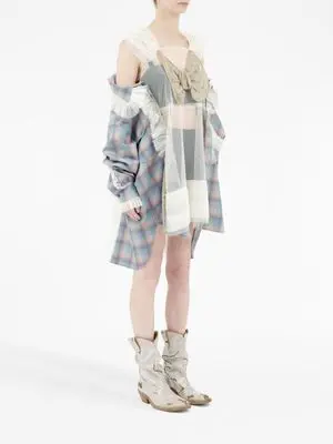 MAISON MARGIELA X Pendleton Wool Tulle Shirt