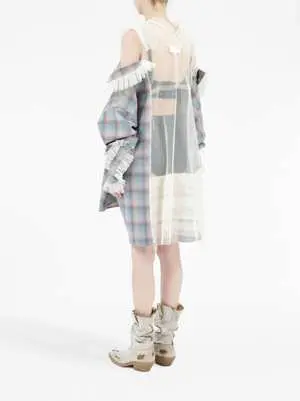 MAISON MARGIELA X Pendleton Wool Tulle Shirt