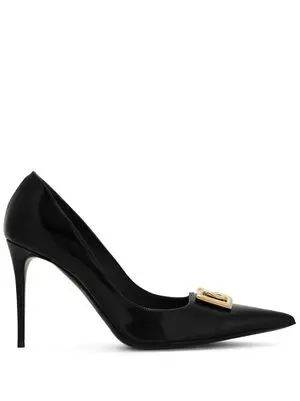 Dolce & Gabbana Logo-lettering Leather Pumps