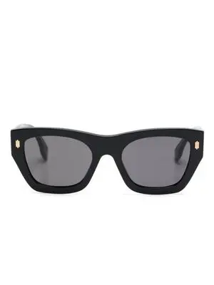 Fendi Logo-arm Square-frame Sunglasses