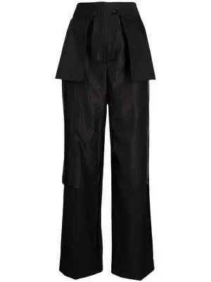 Goen.j Inside-out Straight-leg Trousers