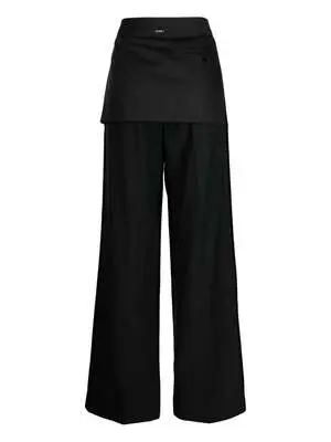 Goen.j Inside-out Straight-leg Trousers