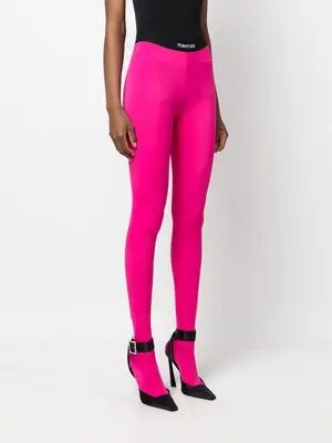 TOM FORD Logo-waistband Leggings