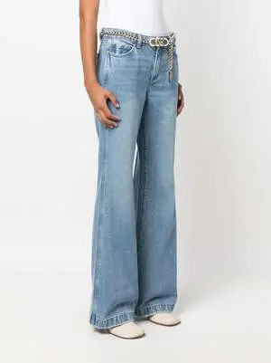 Michael Kors Bootcut Jeans With Belt