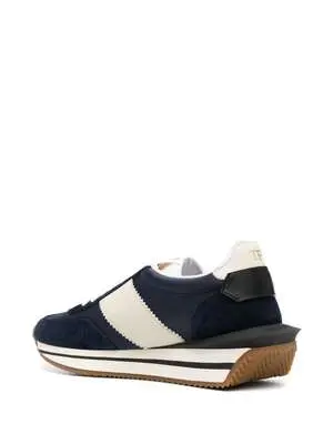 TOM FORD James Panelled Sneakers - Blue