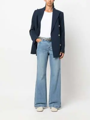 Michael Kors Logo Button Blazer