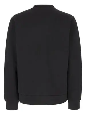 Dolce & Gabbana Embroidered Jersey Sweatshirt - Black