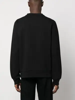 Dolce & Gabbana Embroidered Jersey Sweatshirt - Black