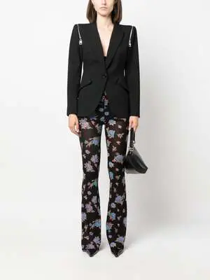 Philosophy Di Lorenzo Serafini Floral-print Flared Leggings