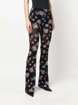 Philosophy Di Lorenzo Serafini Floral-print Flared Leggings