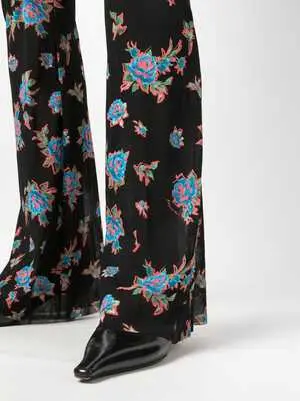 Philosophy Di Lorenzo Serafini Floral-print Flared Leggings