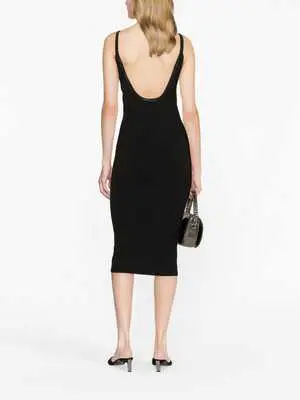Alexander Wang Crystal-embellished Jersey Midi Dress