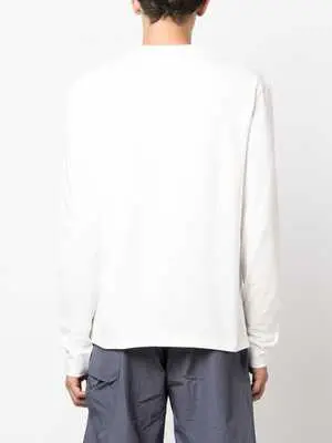 JIL SANDER Logo-print Long-sleeves Cotton T-shirt