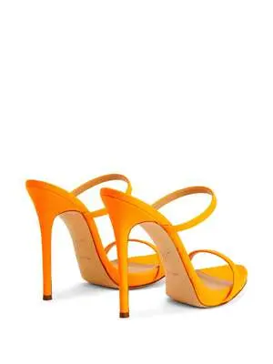 GIUSEPPE ZANOTTI 120mm Darsey Sandals - Orange