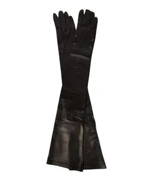 MAISON MARGIELA Long Leather Gloves