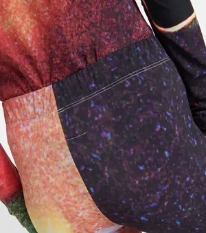 MAISON MARGIELA Printed Flared Leggings - Multicoloured