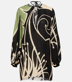 Johanna Ortiz Printed Silk Georgette Blouse - Multicoloured