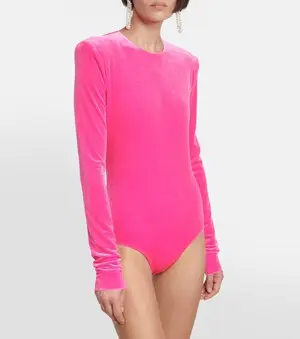 Alexandre Vauthier Velvet Bodysuit