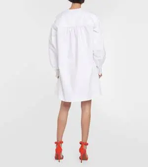 Alaïa Cotton Poplin Mini Dress