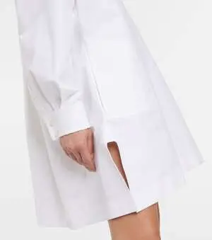 Alaïa Cotton Poplin Mini Dress