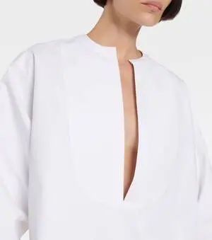 Alaïa Cotton Poplin Mini Dress