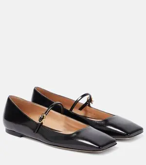 Patent Leather Ballerina Flats