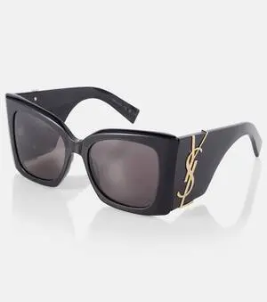 Saint Laurent Sl M119 Blaze Oversized Sunglasses - Black