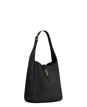 Saint Laurent Le 5 A 7 Shoulder Bag - Black/silver