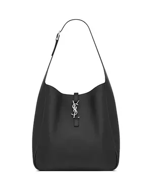 Saint Laurent Le 5 A 7 Shoulder Bag - Black/silver