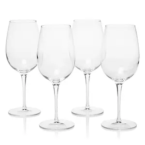 LUIGI BORMIOLI Crescendo 20 Oz. Bordeaux Wine Glasses, Set Of 4 - Clear