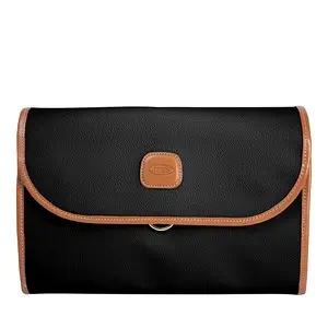 Bric'S Firenze Tri-fold Toiletry Kit - Black
